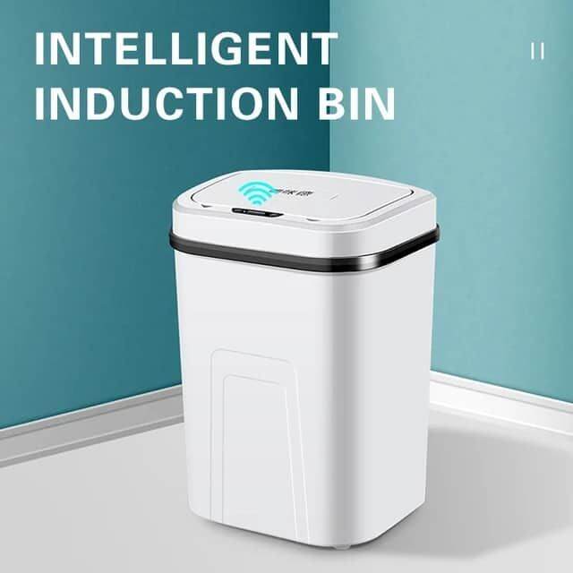 15L Wireless Sensor Smart Trash Can Bin Automatic Trash Bin Non Touch ...