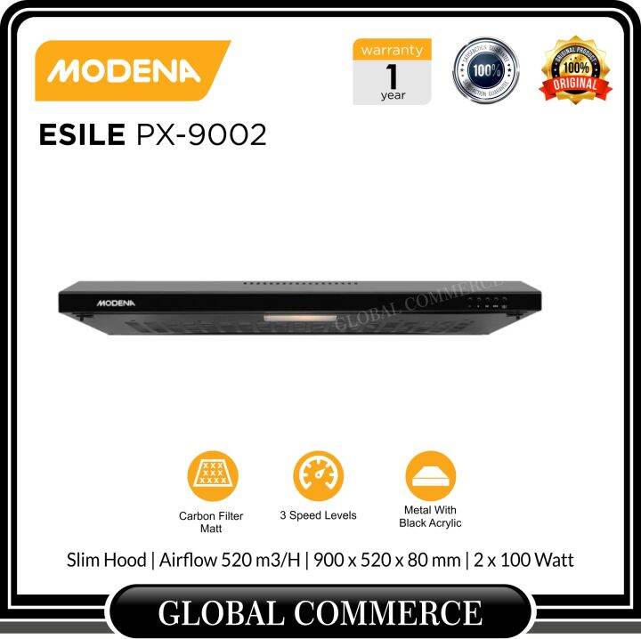 Modena Slim Hood 90 cm ESILE PX 9002 Cooker Hood PX9002 / PX-9002 ...