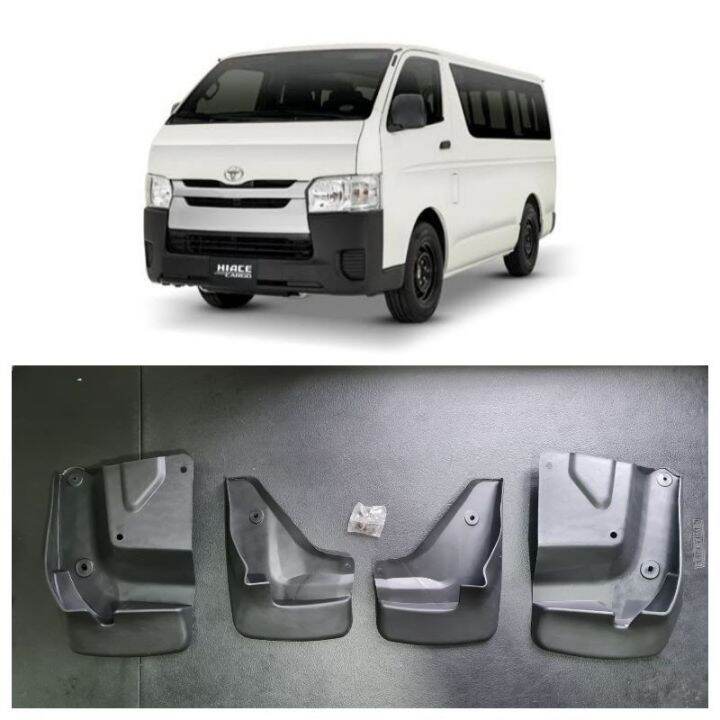 【COD】 4 Pcs Toyota Hi Ace/GL/Super Grandia Mudguard/Decontent 2006-2018 ...