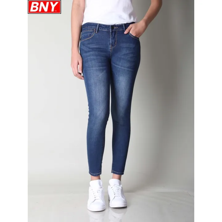 BNY Tweeny skinny super low with back pocket embro (183) | Lazada PH