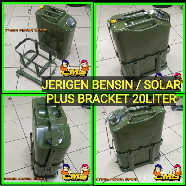 Jerigen bensin solar bahan bakar plus bracket didukan. jerigen offroad ...