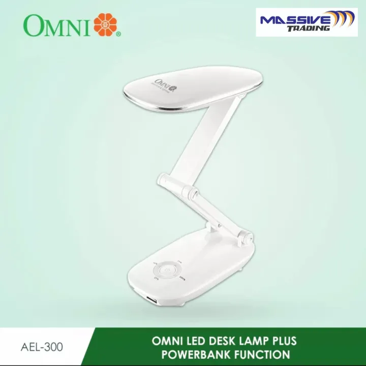 Omni LED desk lamp with powerbank AEL-300 | Lazada PH