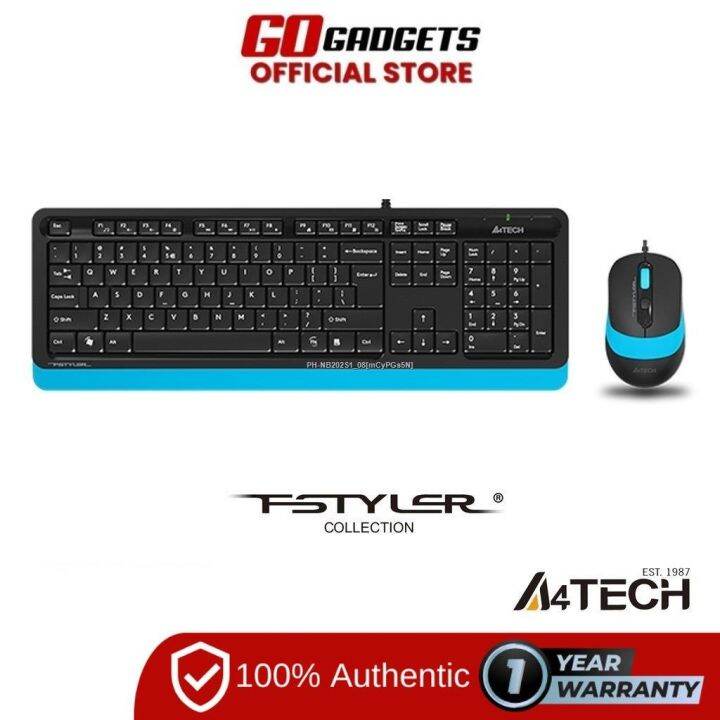 A4Tech Fstyler F1010 Keyboard Combo USB Grey | Lazada PH