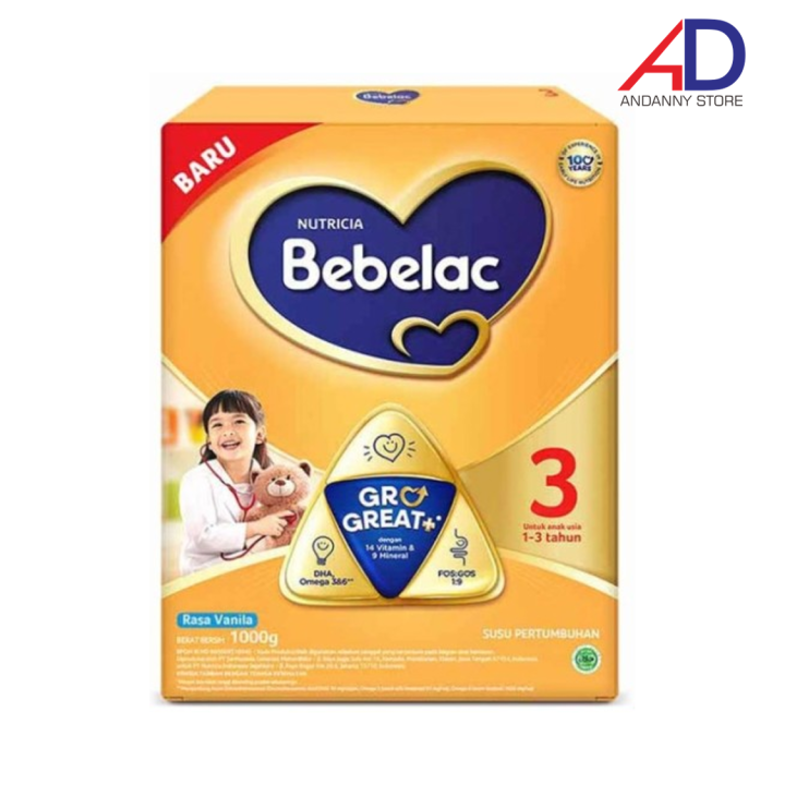 BEBELAC 3 1000GR 1KG (1-3 TAHUN) / SUSU FORMULA BAYI | Lazada Indonesia