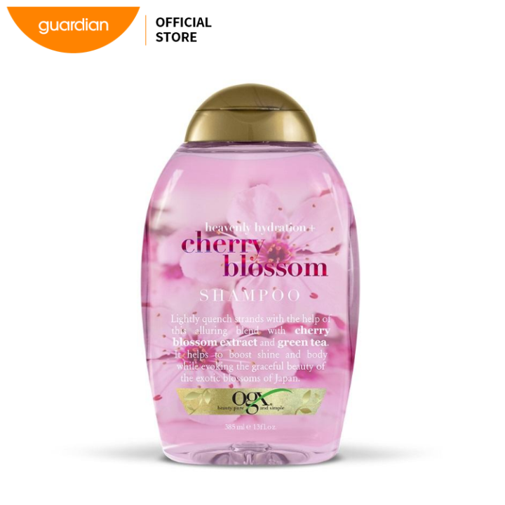 OGX Heavenly Hydration + Cherry Blossom Shampoo 385ml | Lazada