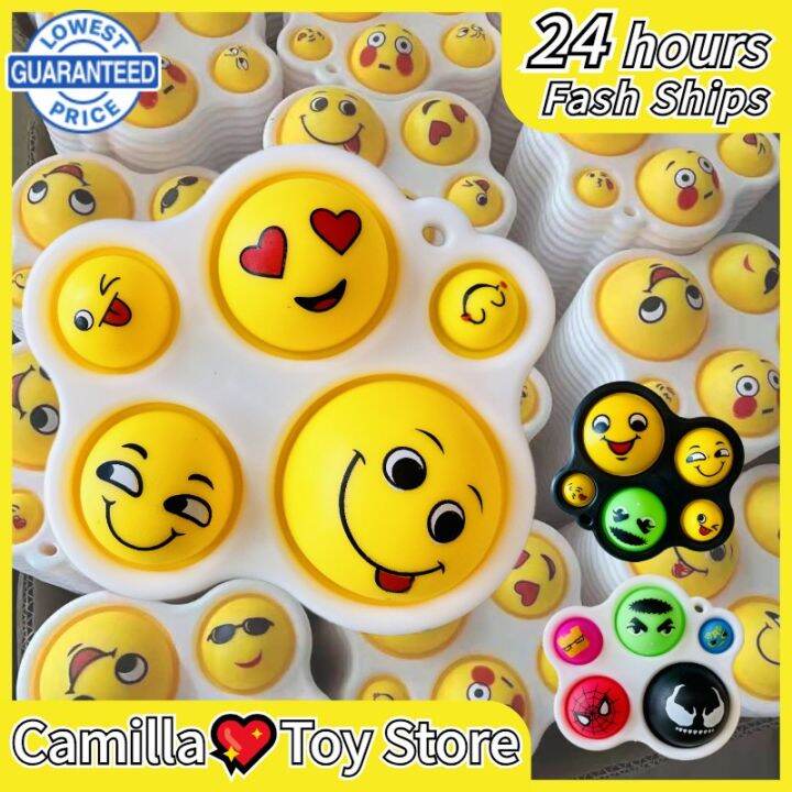 TikTok simple dimple pop it fidget toy smiley face toy intelligence ...
