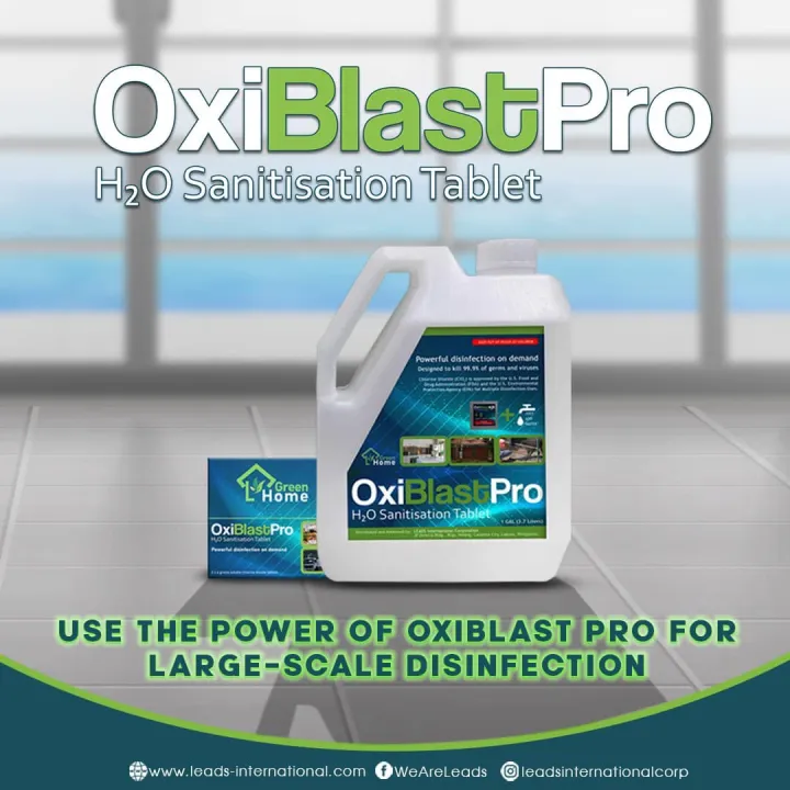 Greenhome OxiBlast PRO Sanitization Refill TABLETS by Leads ...
