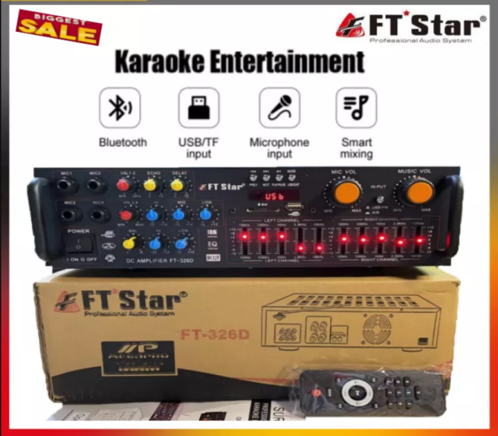 New Recommended Megapro FT STAR 300 Watts 2 Channel Amplifier With ...