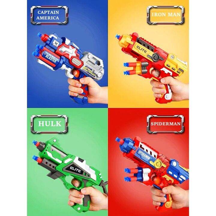 Super Hero Soft Bullet Blaster Nerf Elite Toy Gun Safe and sound ...