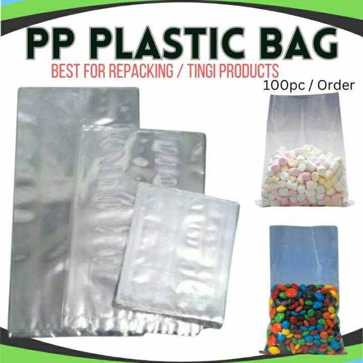 PP Plastic Bag for Product Repacking Plastic Pouch 100pcs PURITY BLUE ...