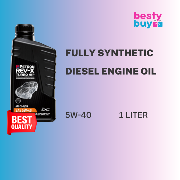 Petron Rev-X Turbo HTP Diesel Engine Oil SAE 5W-40 | Lazada PH