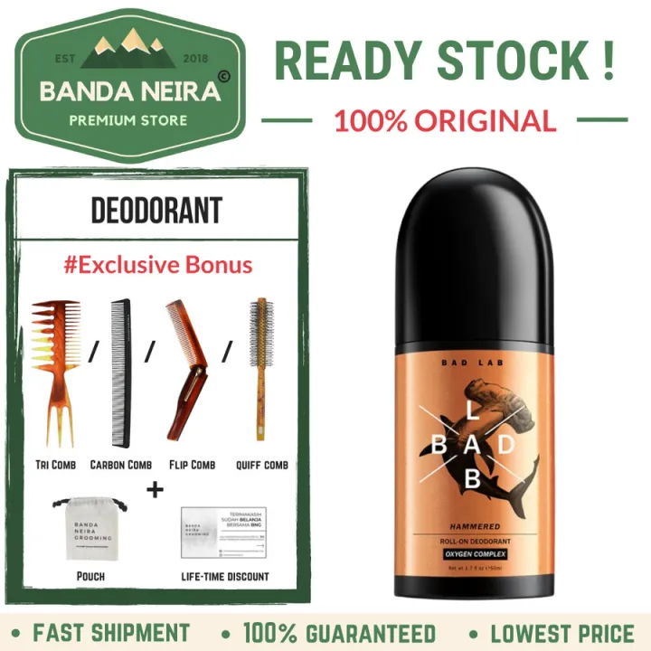 BadLab / Bad Lab Hammered Roll-On Roll On Deodorant / Deodoran | Lazada ...