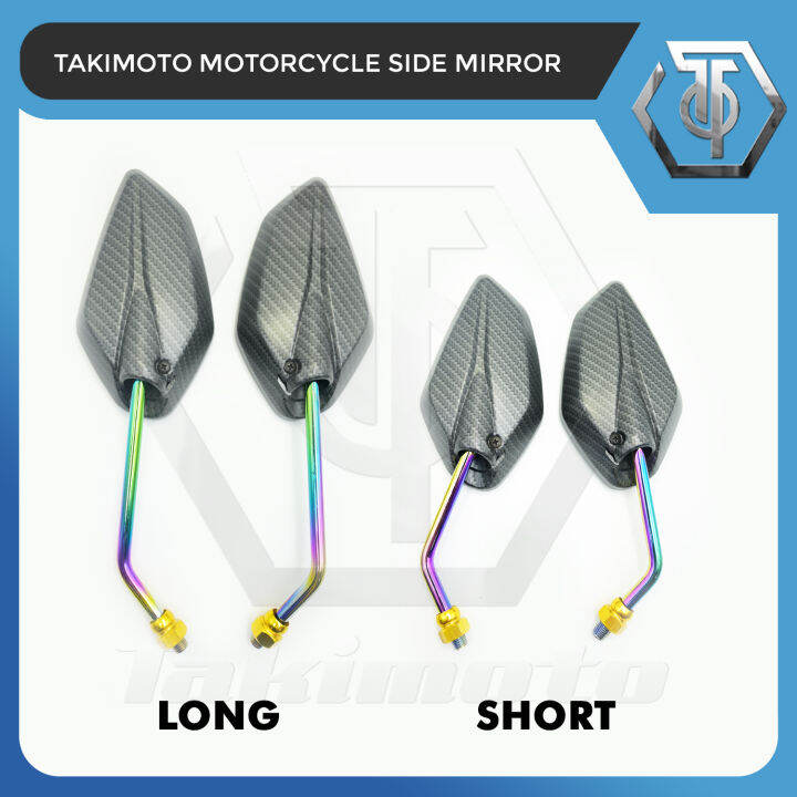 Takimoto Motorcycle Side Mirror Carbon Design Universal | Lazada PH Takimoto Motorcycle Side Mirror Carbon Design Universal | Lazada PH