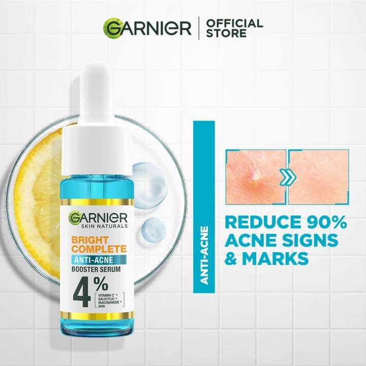 Garnier Bright Complete Anti Acne Serum 15ml With Niacinamide