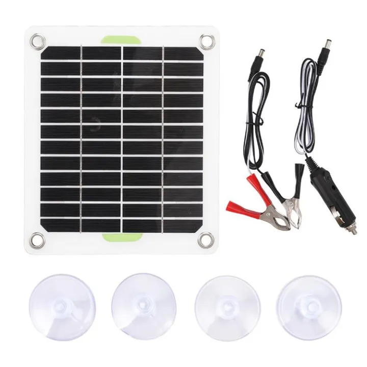 Solar Panel Set 100 Watt 12 Volt Universal Solar Panel Monocrystalline ...