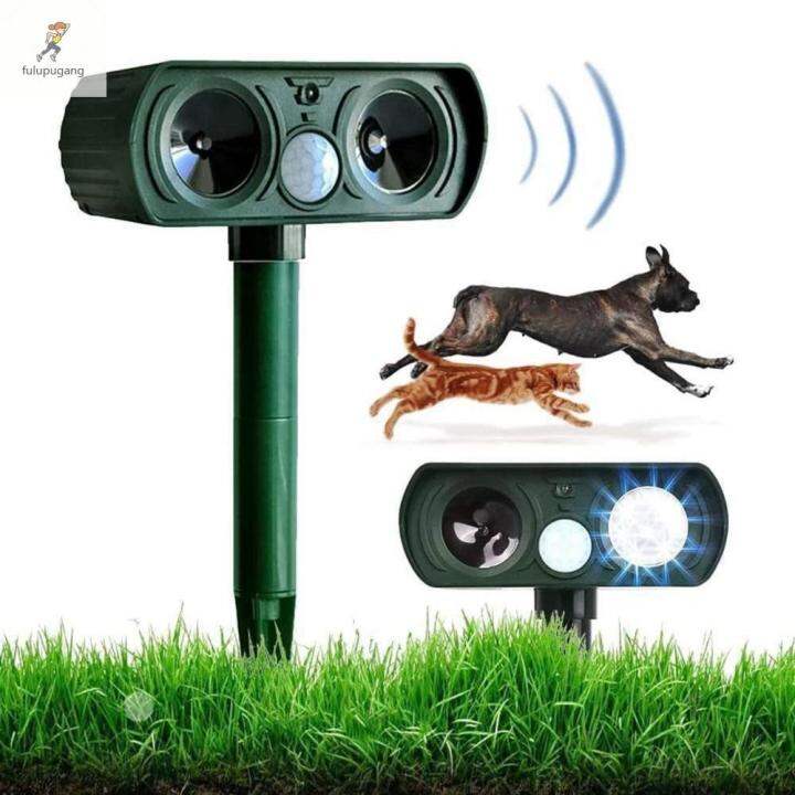 FULUPUGANG Farm Waterproof Weatherproof with Motion Sensor Ultrasonic ...