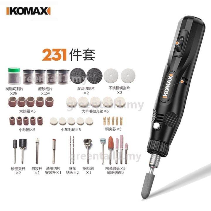 12V DC Grinder Tool Mini Dremel Drill Electric Grinding Set Milling ...