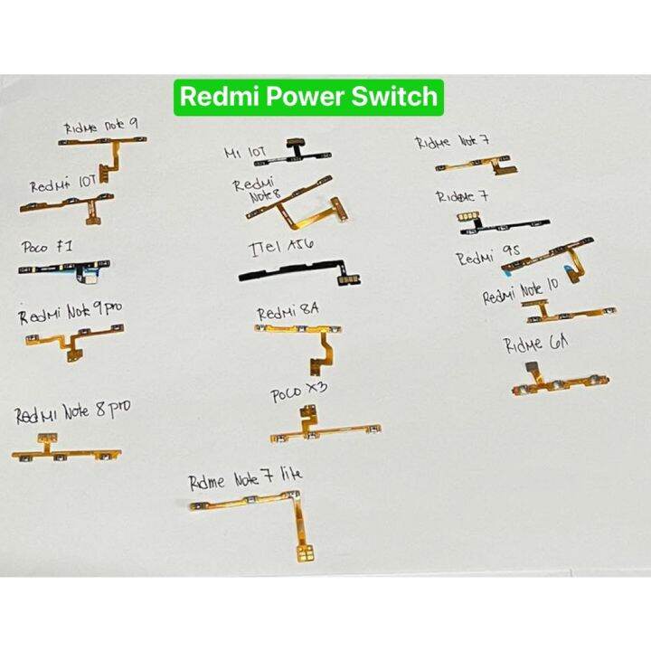 REDMI XIOAMI RIDME POWER SWITCH VOLUME FLEX REDMI POWER BUTTON SWITCH ...