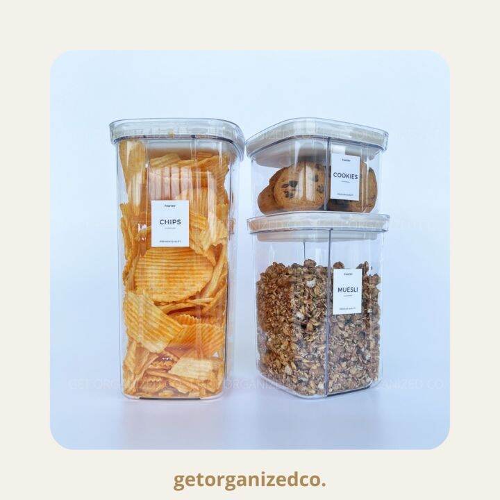 COD Ollie Air Tight Food Grade Storage Twist Lock Mechanism No Spill ...