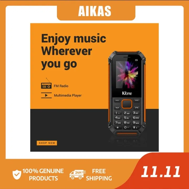 BEST SALE!!! AIKAS Kfone C6 800 mAh - Basic Phone | Lazada PH