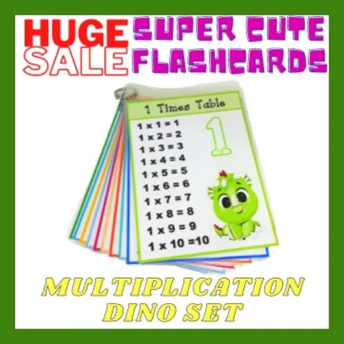 Flashcards for kids Multiplication Sets (Laminated Flash Cards) Frozen ...