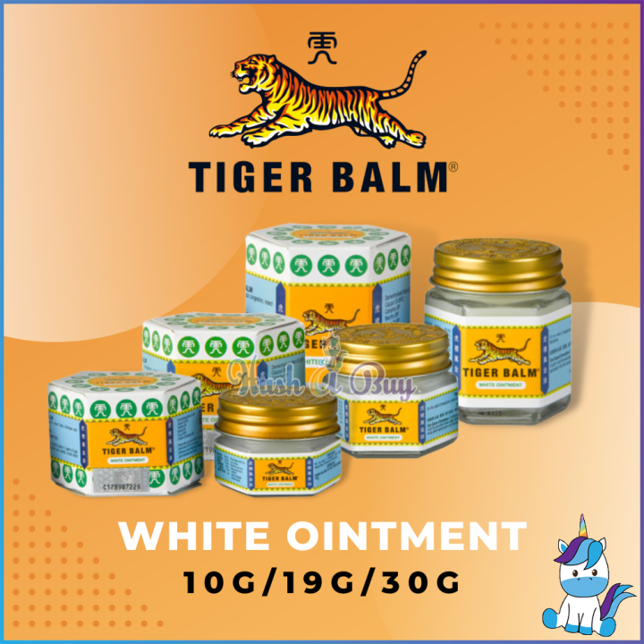 Tiger Balm White Ointment (10g/19g/30g) Fast acting pain-relief ...