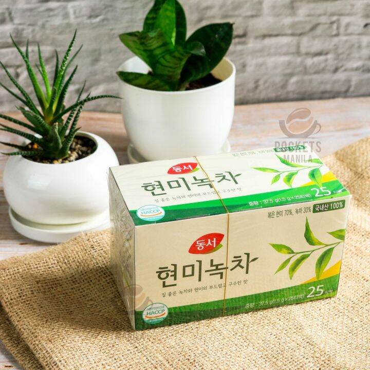 ♣Korean Brown Rice Green Tea (25pcs)☼ | Lazada PH