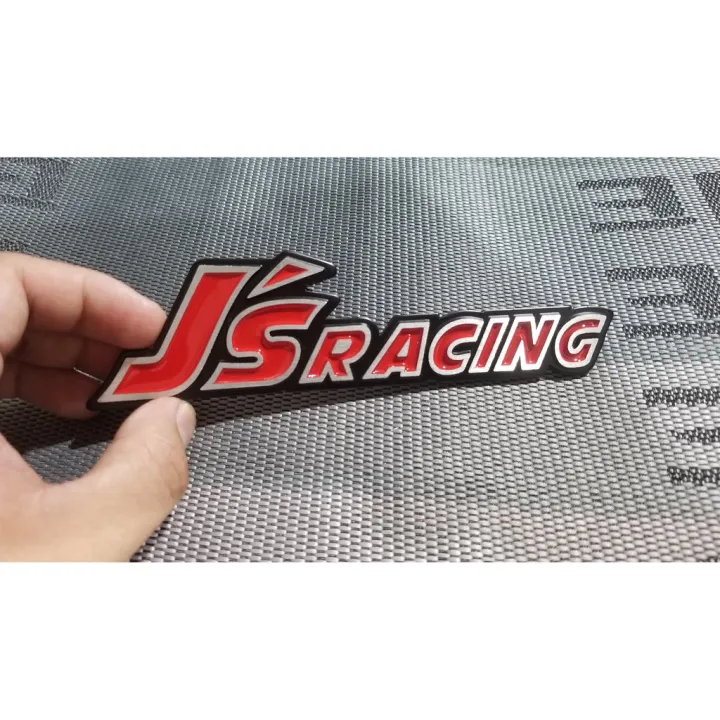 Honda JS Racing Aluminum Emblem Decal Stick On | Lazada PH