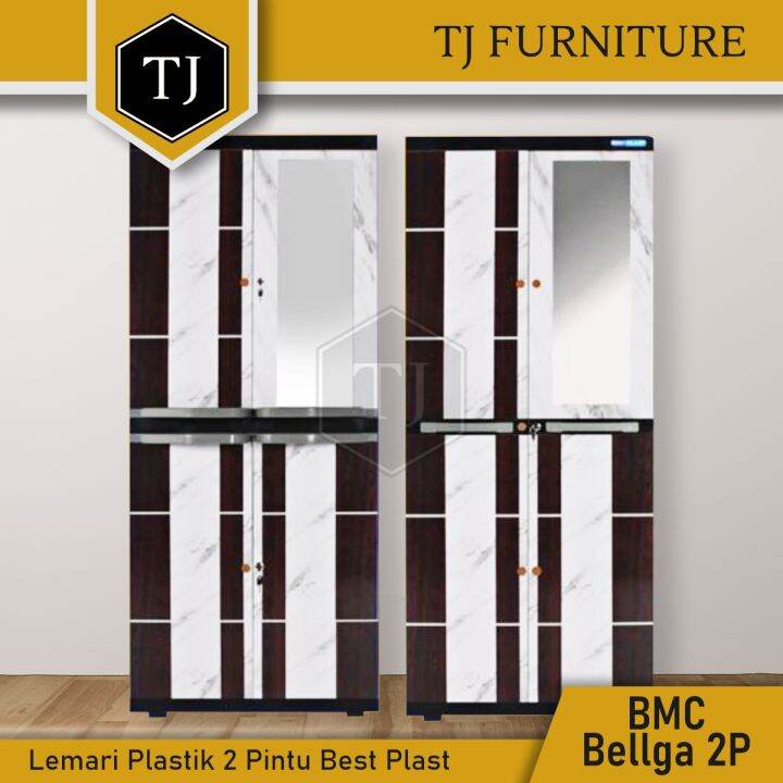 Bestplast Lemari Pakaian Plastik Lemari Baju Minimalis 2 Pintu Best ...