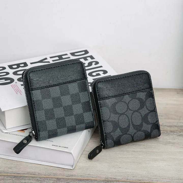 【🇵🇭Ready Stock】Koren Style 2022 Men's Plaid Wallets Clutch Bag Envelope ...