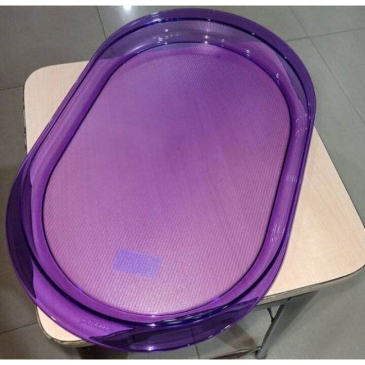 Royale oval tray tupperware / nampan tupperware / tray crystal ...