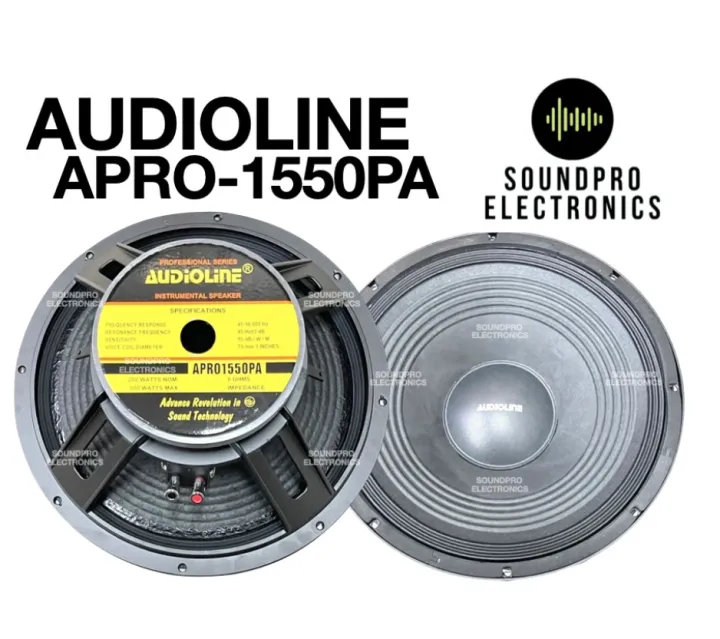 AUDIOLINE APRO-1550PA Instrumental Speaker 200-500Watts | Lazada PH