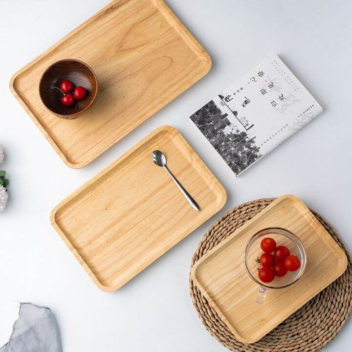 Bamboo Wooden Tray Square Tea Set Tray Simple Japanese Style Bamboo Tea ...