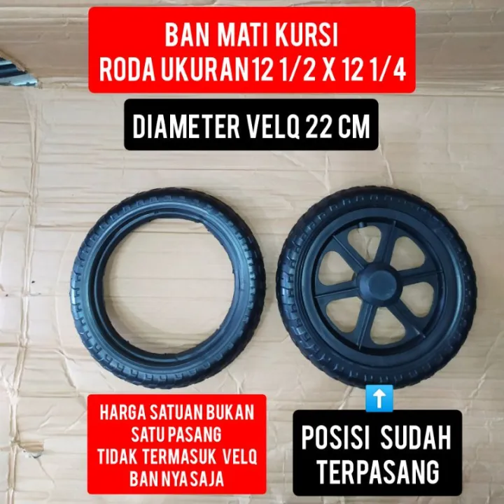 Ban kursi roda ukuran 12 | Lazada Indonesia