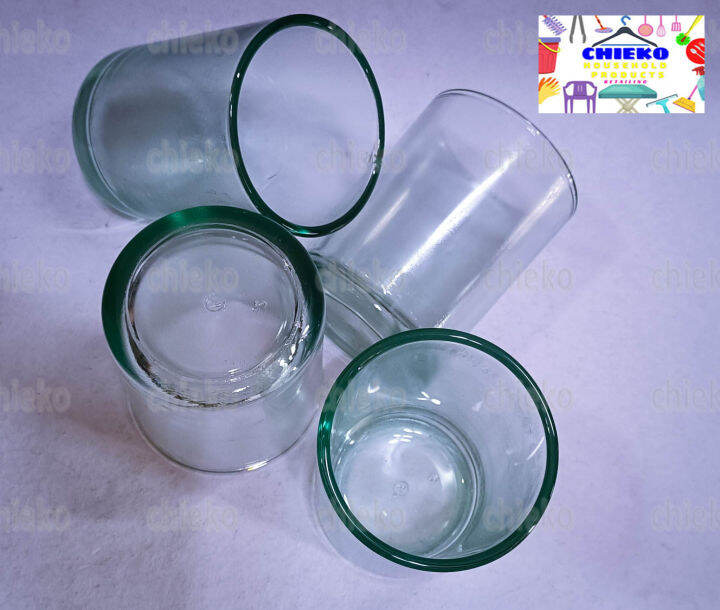 Plain glass round drinking ware | Lazada PH