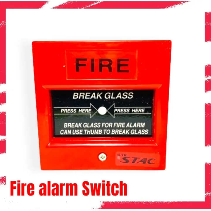 Fire Alarm Bell 4 inches and Fire Alarm Switch in 1 220VAC | ZeJe ...