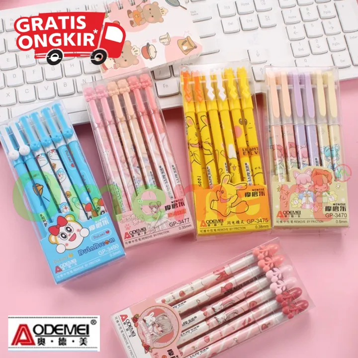 Pulpen Karakter Aodemei bisa dihapus / Pulpen Viral Bisa di Hapus isi ...