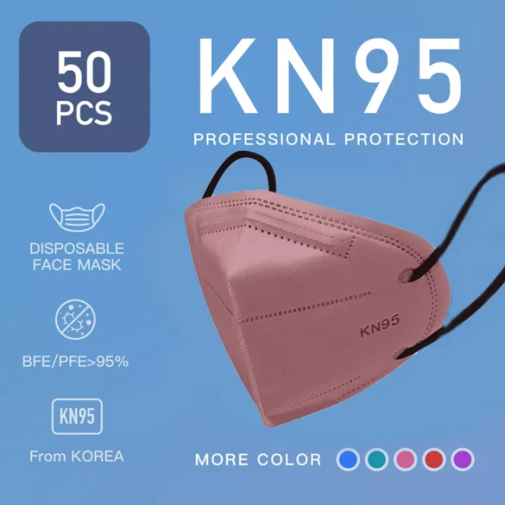 KN95 Korean 10PCS/Pack Face Mask Protective 5 Layer of Safety Pads Face ...