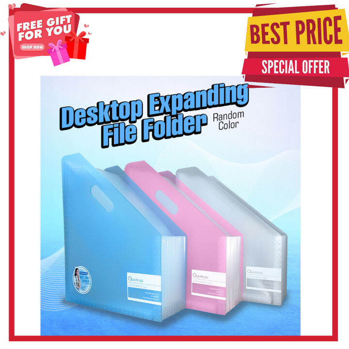 Desktop Expanding File Folder A4 Size | Lazada PH