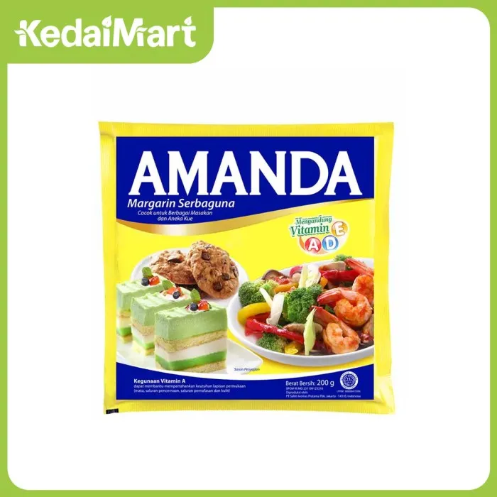 Margarine Amanda Sachet 200 Gram | Lazada Indonesia