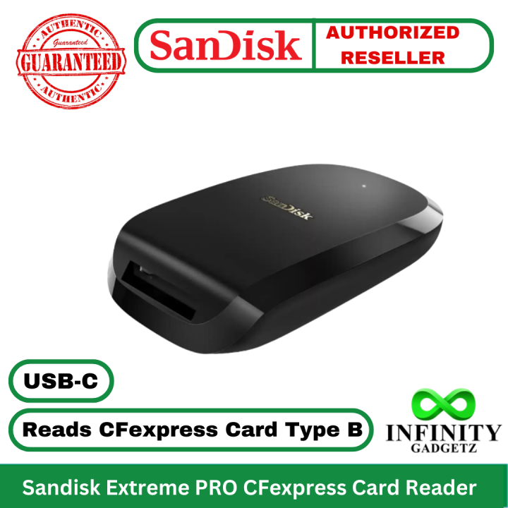 Sandisk Extreme PRO CFexpress Card Reader – Reads CFexpress Type B ...