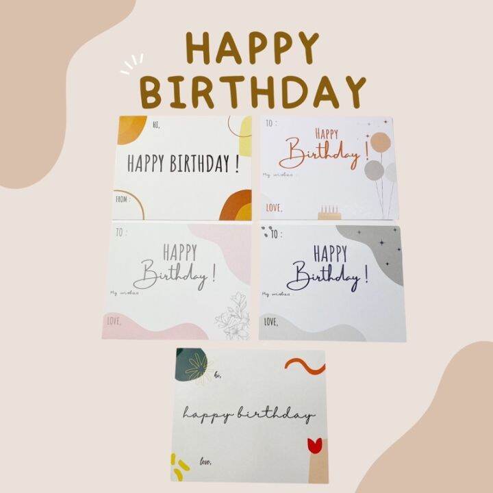 KARTU UCAPAN - HAPPY BIRTHDAY | Lazada Indonesia