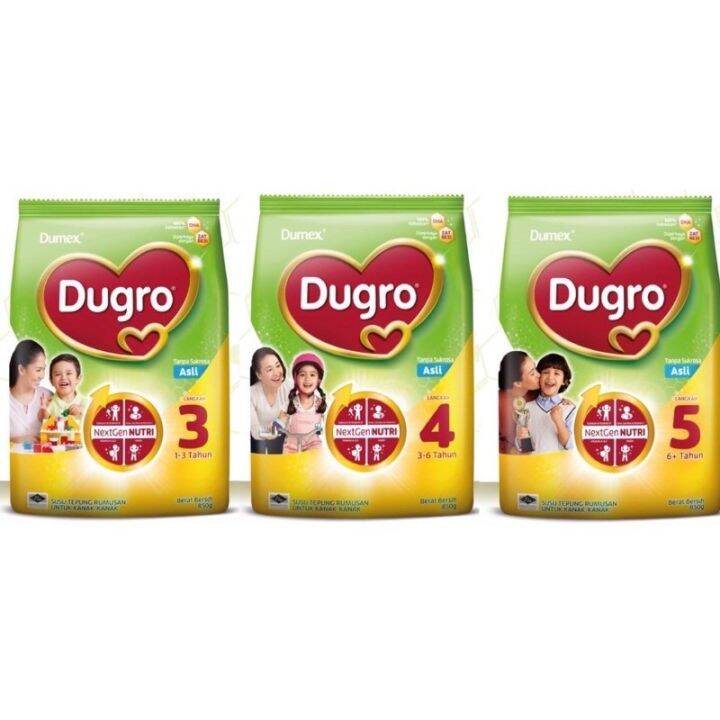 Dumex Dugro Asli Madu Fruit & Veg Multi Grains 850g Langkah 3 (1-3 tahun) Langkah 4 (3-6 tahun ...