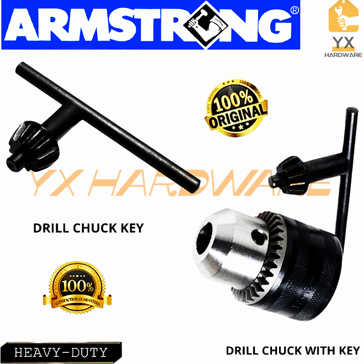 ARMSTRONG DRILL CHUCK WITH KEY & DRILL CHUCK KEY | Lazada PH