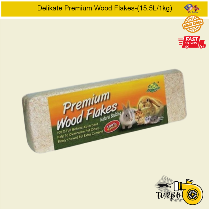 Delikate Premium Wood Flakes- 15.5L/1kg | Lazada