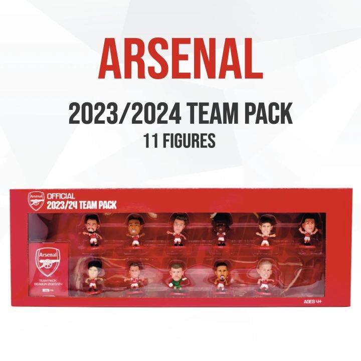 โมเดลนักฟุตบอลลิขสิทธิ์แท้ SoccerStarz Arsenal Team Pack 2023/2024 | Lazada.co.th