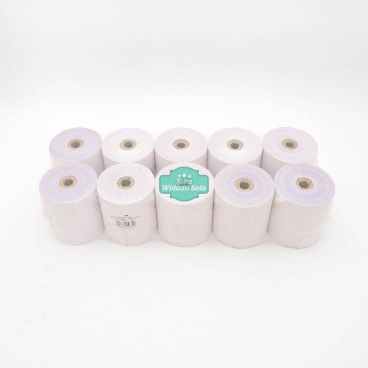 Kertas Printer 2Ply Print Kasir Paperline PPL TS 7565 Ukuran 7,5x6,5x1 ...