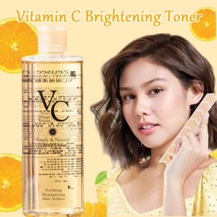 Vitamin C Brightening Toner 300ML Toner for Face Whitening Toner with Glutathione and Vitamin C ...