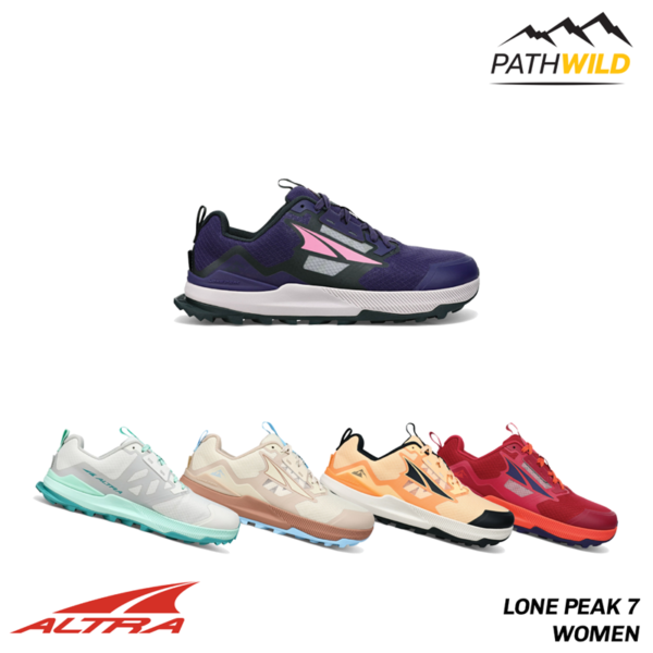 ALTRA LONE PEAK 7 WOMEN รองเท้าวิ่งเทรล Zero Drop รองเท้าหน้ากว้าง ...