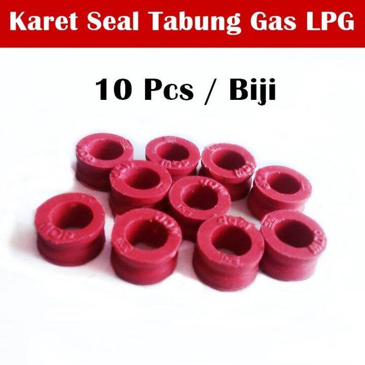 Karet Seal Rubber Perapat Regulator Tabung Gas LPG 10 Pcs - Sil Pengaman Kompor Elpiji 10 Biji ...